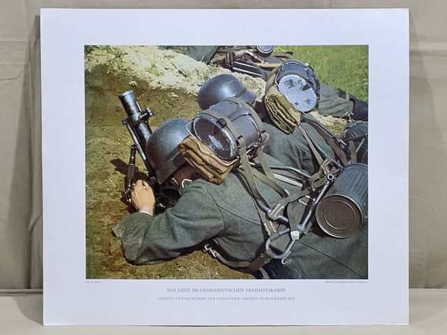 Bunker Militaria: Original WWII German Military Themed Color Print ...
