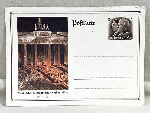 Bunker Militaria: Original 1933 German Commemorative Postcard, Germany ...