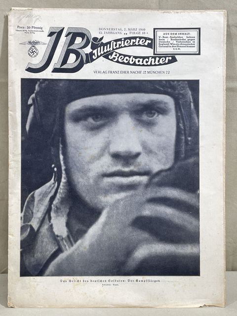 Bunker Militaria: Original WWII German Magazine, Illustrierter Beobachter
