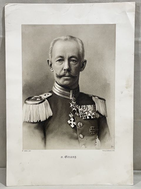 Bunker Militaria: Original WWI German Photograph Print of General ...