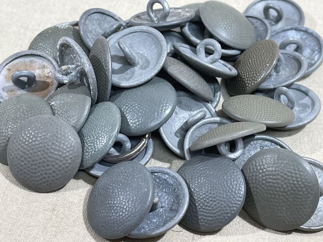 Bunker Militaria: Original WWII German Pebbled Tunic Button, Feldgrau ...