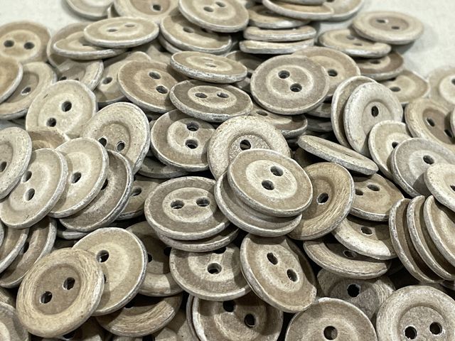 Bunker Militaria: Original WWII German Pressed Paper Buttons - 16mm
