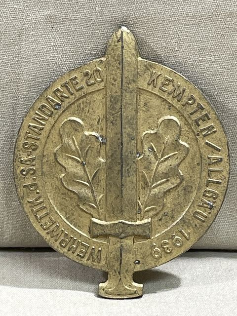 Bunker Militaria: Original 1939 German SA 1st Place Defense Competition ...