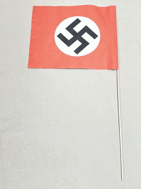 Bunker Militaria: Original Nazi Era German Paper NSDAP Party Rally Flag ...