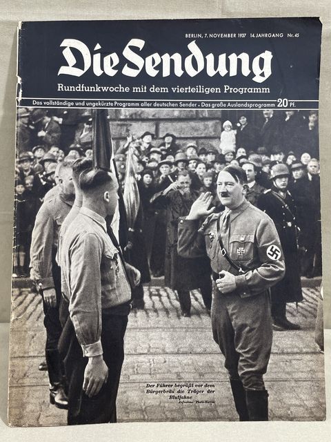 Bunker Militaria: Original Nazi Era German Signals Weekly Magazine, Die ...