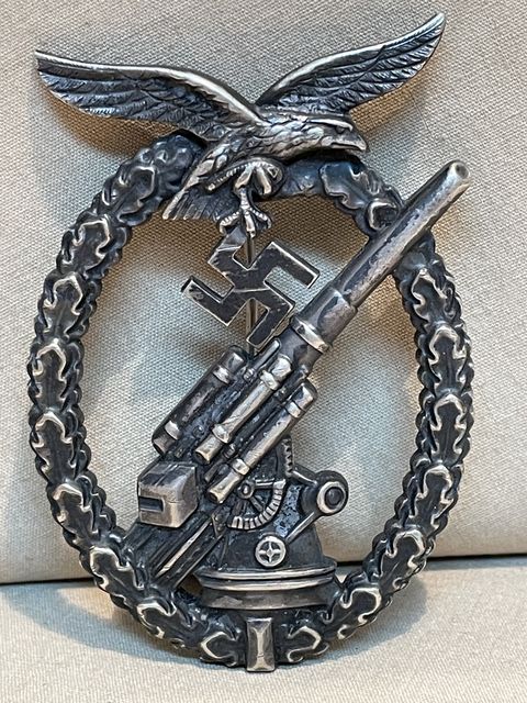 Bunker Militaria: Original WWII German Luftwaffe (Air Force) FLAK Badge ...