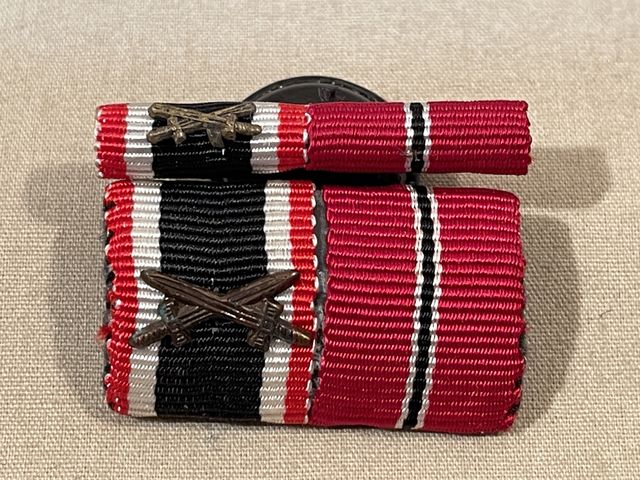 Bunker Militaria: Original WWII German Two-Position Ribbon Bar AND ...