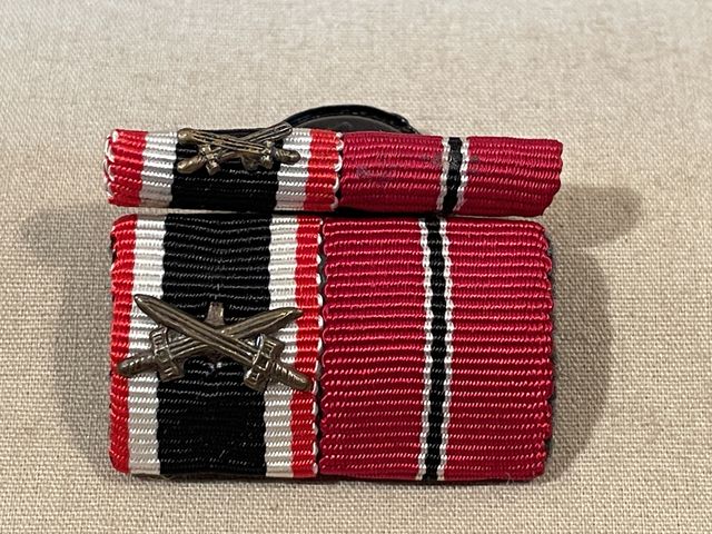 Bunker Militaria: Original WWII German Two-Position Ribbon Bar AND ...
