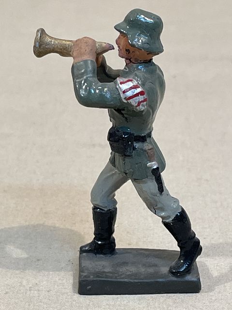 Bunker Militaria: Original Nazi Era German Toy Soldier Marching w ...