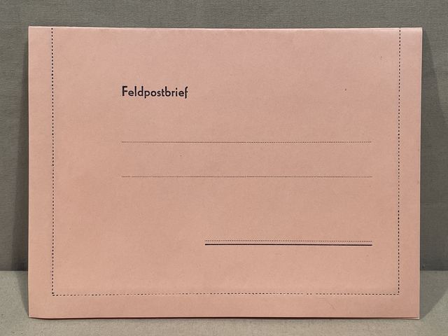 Bunker Militaria: Original WWII German FELDPOST Letter/Envelope