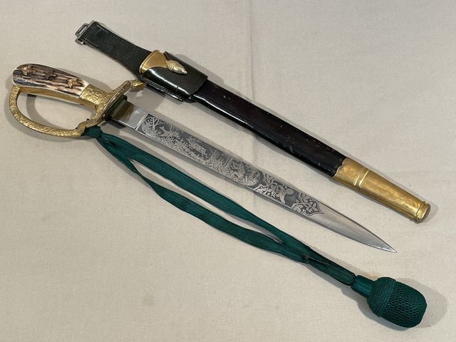Bunker Militaria: Original Imperial German Forester's Cutlass Dagger ...