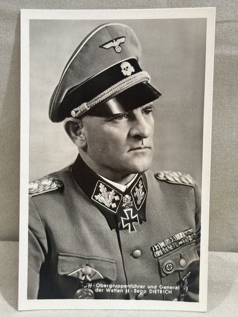 Bunker Militaria: Original WWII German Personality Postcard, SS ...