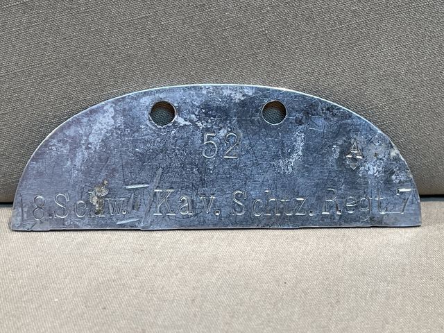 Bunker Militaria: Original WWII German 1/2 ID Tag (Erkennungsmarke ...