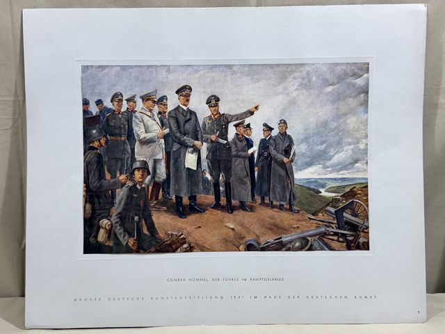 Bunker Militaria: Original Nazi Era German Adolf Hitler Print, DER ...
