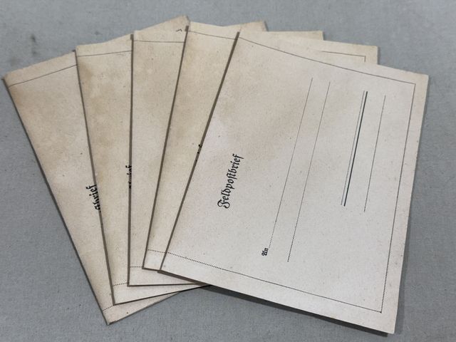 Bunker Militaria: Original WWII German FELDPOST Letter/Envelopes, Set ...