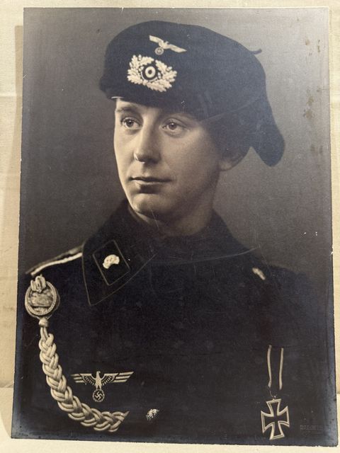 Bunker Militaria: Original WWII German Large Studio Portrait Photograph ...